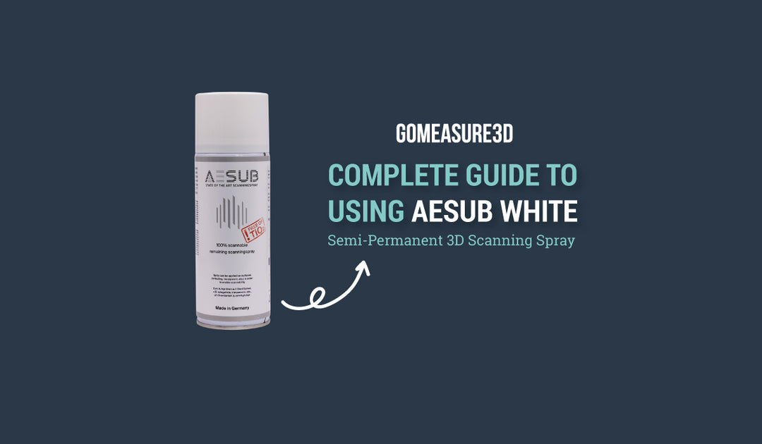 A Complete Guide to Using AESUB Semi-Permanent 3D Scanning Spray (WHIT ...