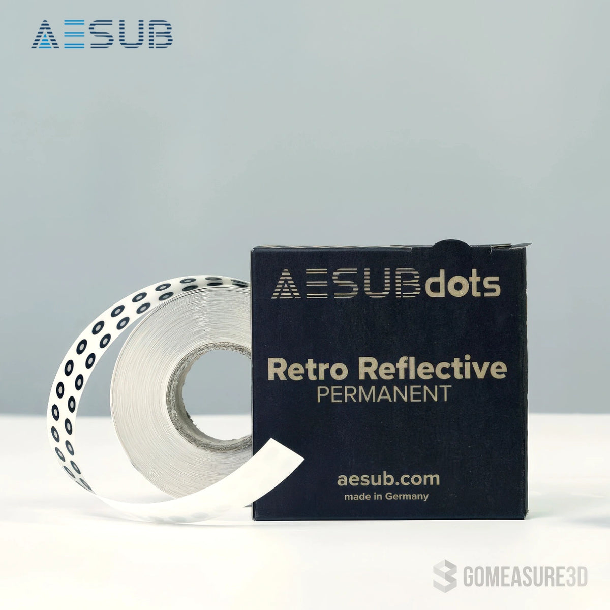 AESUB Dots Retro Reflective Permanent 3mm – GoMeasure3D