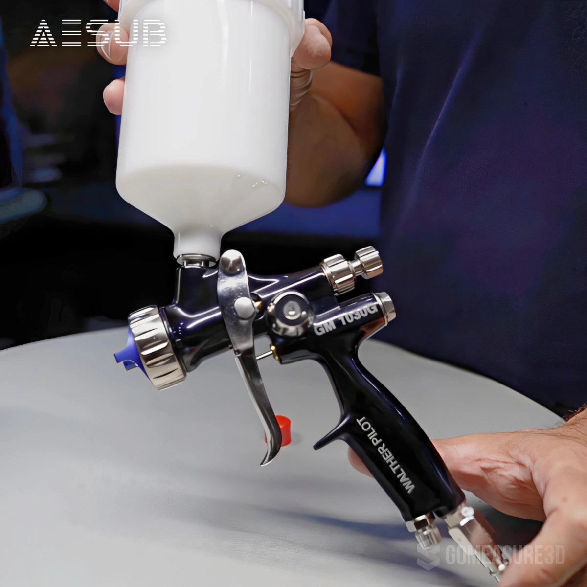 AESUB Green Spray Gun – GoMeasure3D