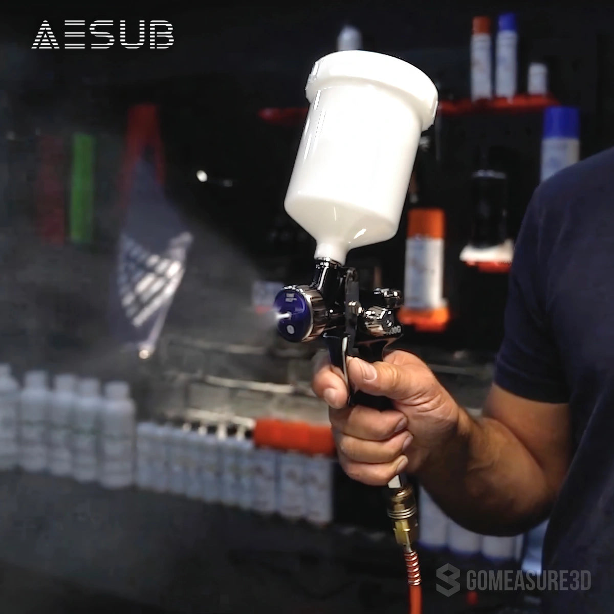 AESUB Green Spray Gun – GoMeasure3D
