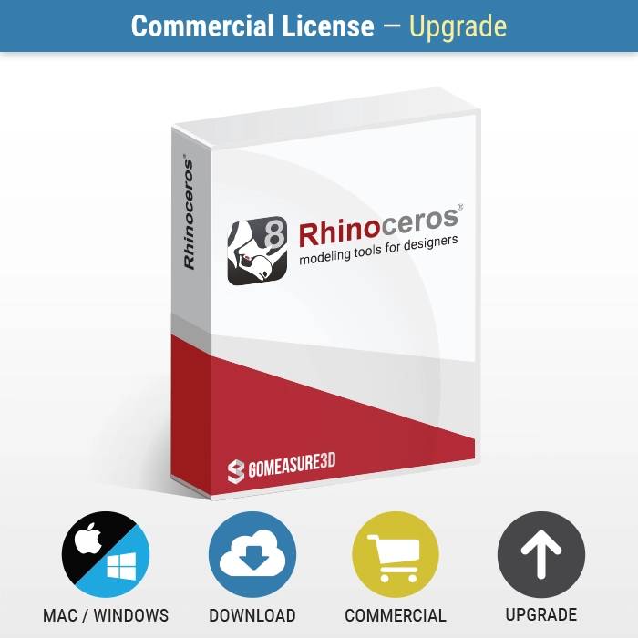 Rhino 8 for Windows and Mac (Commercial License UPGRADE) – GoMeasure3D