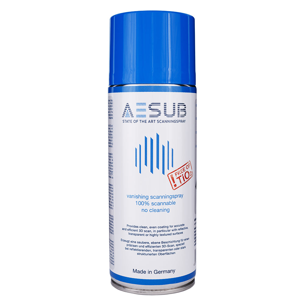 AESUB Blue Vanishing 3D Scanning Spray – GoMeasure3D