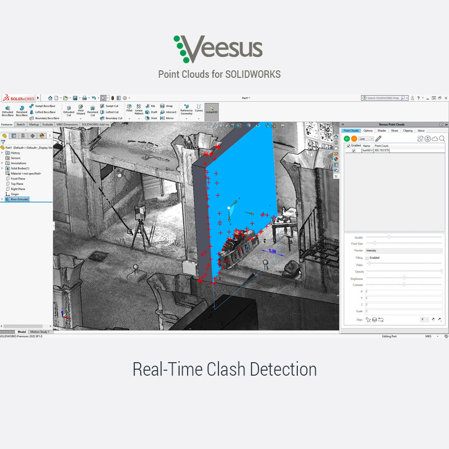 Veesus Point Clouds for SOLIDWORKS (Plug-in) – GoMeasure3D